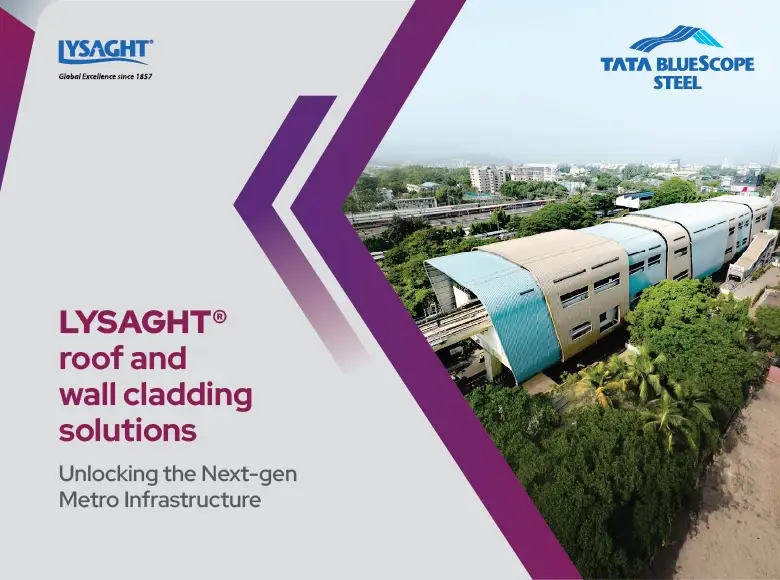 Roof & Wall Cladding for Metro Projects | Tata Steel Colors